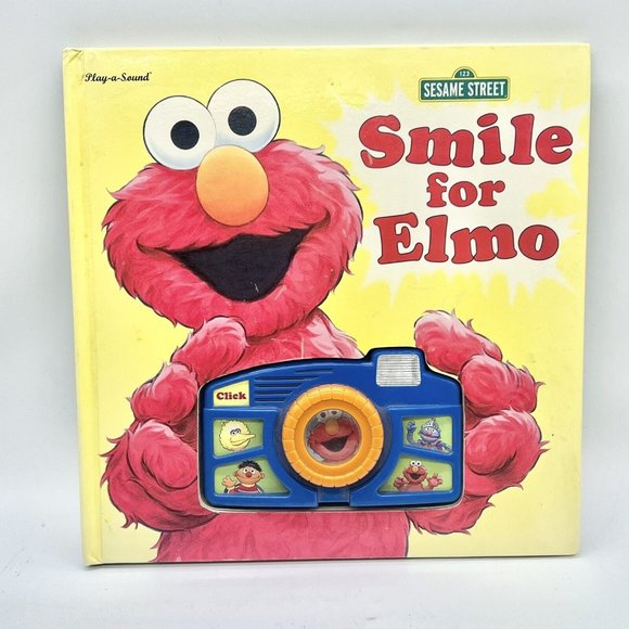 Other | Sesame Street Smile For Elmo Camera Childrens Kids Hardcover ...